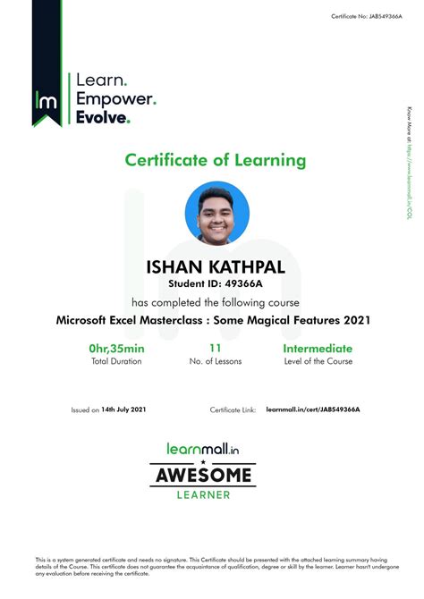 ishan kathpal on linkedin learnmall excelskills excel first