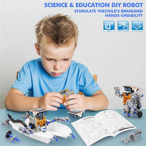 Best Stem Robotic Kit 13 In 1 Solar Power Robot Toy Age 8 12