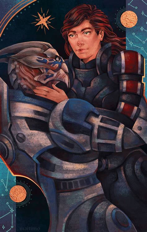 Commission Rory Shepard And Garrus By Point Maitimo On Deviantart