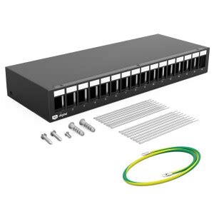 Keystone Patch Panel 16 Port Patch Panel Black Hb Digital 21 99
