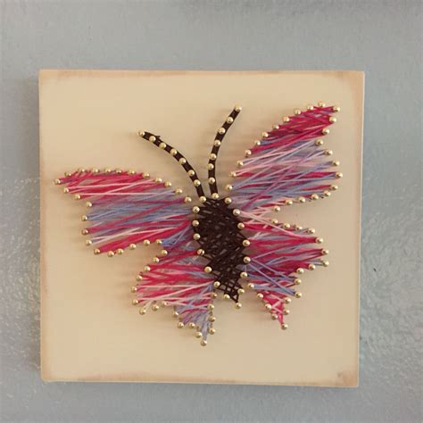 Butterfly String Art String Art String Art Patterns Nail String Art