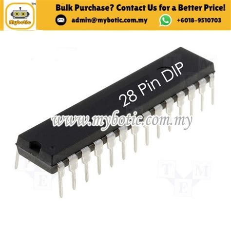 Ic Atmega328 Atmega328p Pu Microcontroller Ic For Arduino Uno With