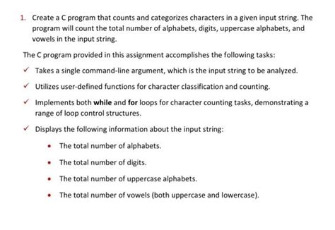 Solved Create A C Program That Counts And Categorizes Chegg Com