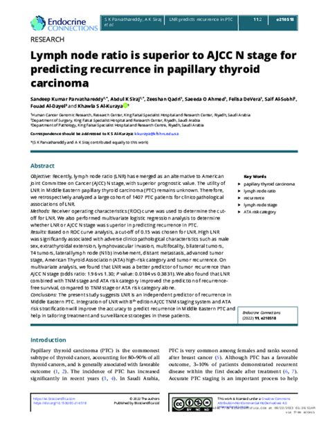 Pdf Lymph Node Ratio Is Superior To Ajcc N Stage For Predicting