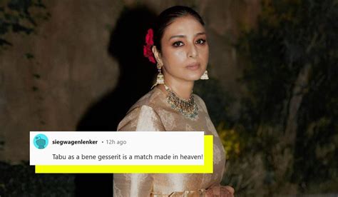 Internet Thinks Tabu Being Cast In Dune Prophecy Is A Match Made In Heaven We Think She S