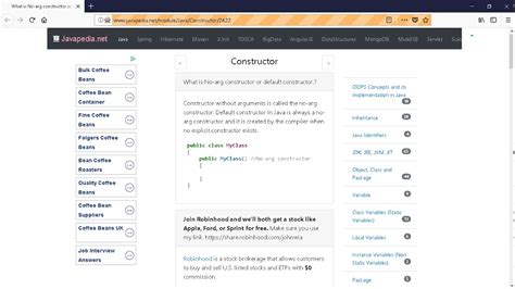 What Is No Arg Constructor Or Default Constructor Youtube
