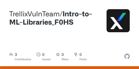 Intro To Ml Libraries F Hs Intro To Scikit Learn Ipynb At Main Trellixvulnteam Intro To Ml
