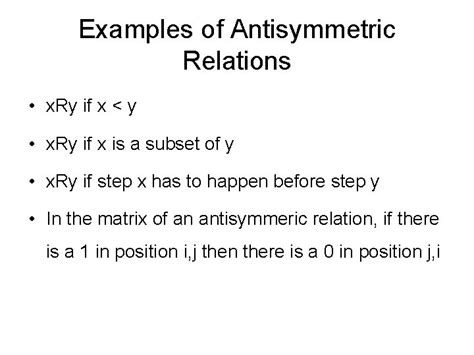 Chapter 3 Review Math 130 Heidi Burgiel Relation