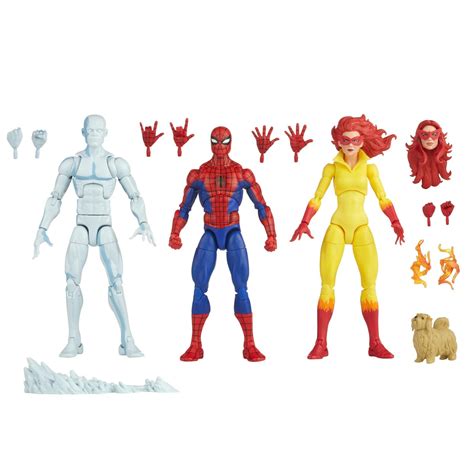 Spider Man And His Amazing Friends Spiderman Firestar Iceman Pack 3