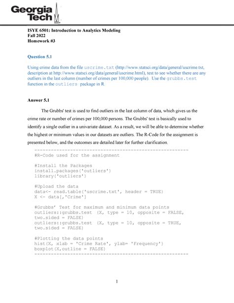 homework 3 hw 3 isye 6501 introduction to analytics modeling fall