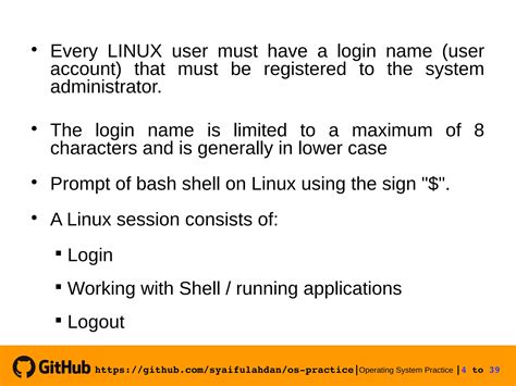Operating System Practice Meeting 2 Basic Commands Linux Operating System Slide Pdf