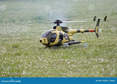 Helicopter Model And Radio Remote Control Set Stock Image