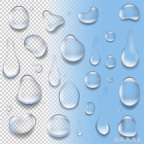 تصویر پس زمینه زیبا از قطره های آب باک