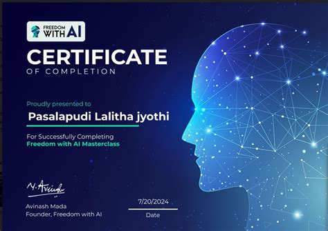 Lalitha Jyothi Pasalapudi On Linkedin 💫 Here Is My Certificate For The