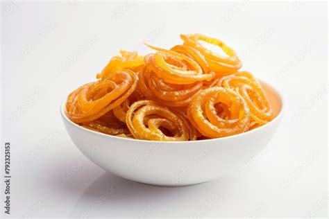 Gathiya Fafda Jalebi Is A Popular Gujarati Snack Served In A White Bowl
