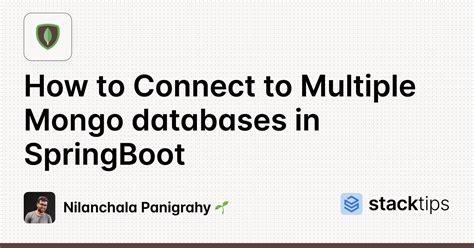 How To Connect To Multiple Mongo Databases In Springboot Rstacktips