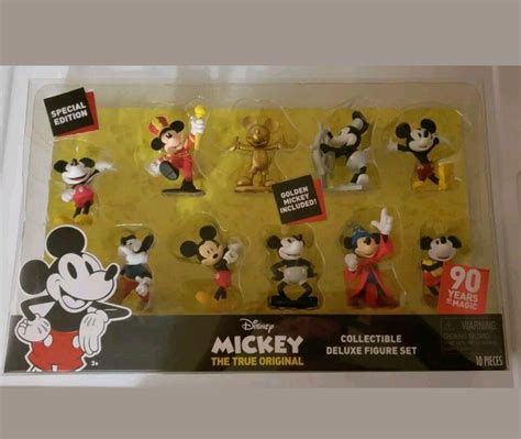 Mickey Mouse True Original 90th Anniversary Collectible Deluxe Figure