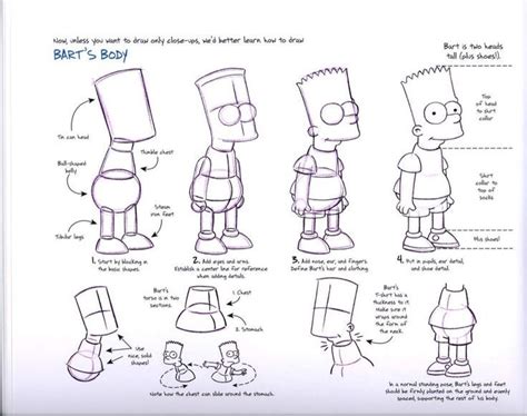 Tales From Weirdland How To Draw Bart Simpson Model Sheets And Action Poses
