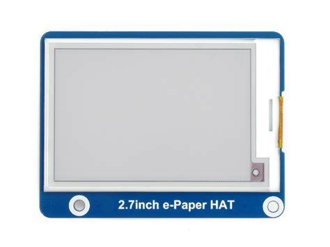 264x176 27inch E Ink Display Hat For Raspberry Pi Three Color Ws