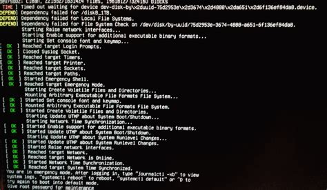 filesystems trouble on debian boot up timed out waiting for device