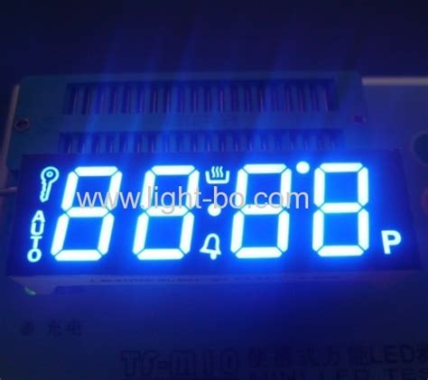 Ultra Red 4 Digit 7 Segment Led Display Common Anode For Oven Timer Controller Manufacturers And