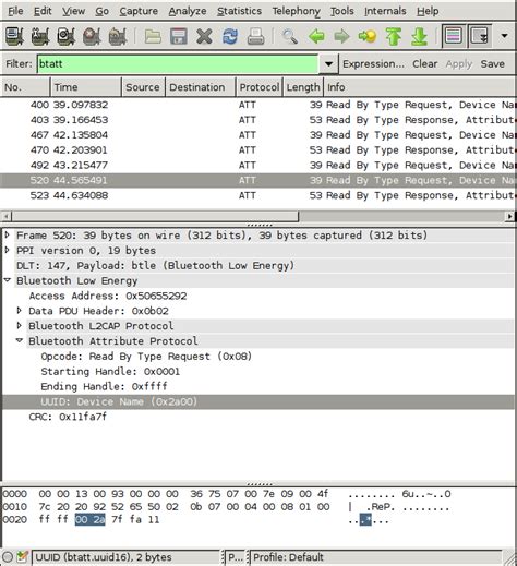 Bluetooth Smart Wireshark Plugin