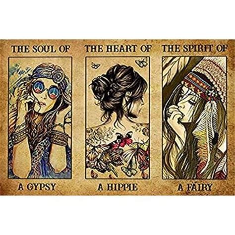 Wall Decor Girl The Soul Of A Gypsy The Heart Of A Hippie The Poshmark
