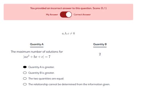 Why Is The Answer A Not C Gre Quant Problem Solving Greg Mat