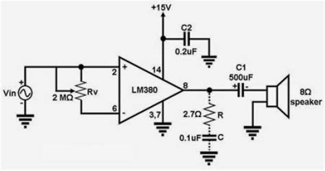 Mini Audio Amplifier With Lm380 « Audio Circuit