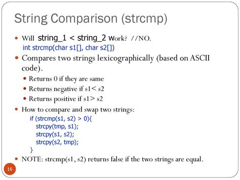 Ics103 Programming In C Lecture 15 Strings Ppt Download