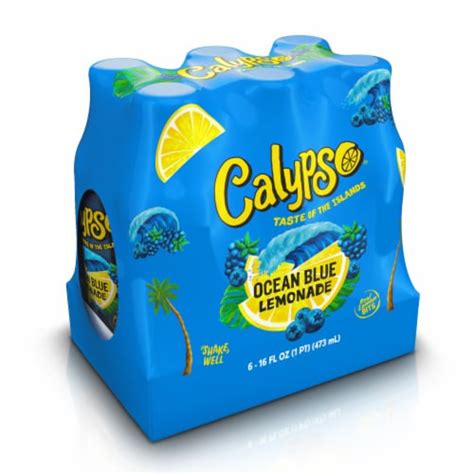 Calypso® Ocean Blue Lemonade Pack 6 Ct 16 Fl Oz Frys Food Stores