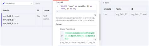 postgres query parameters bug questions n8n community