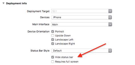 Iphone How Do I Hide The Status Bar In A Swift Ios App Stack Overflow