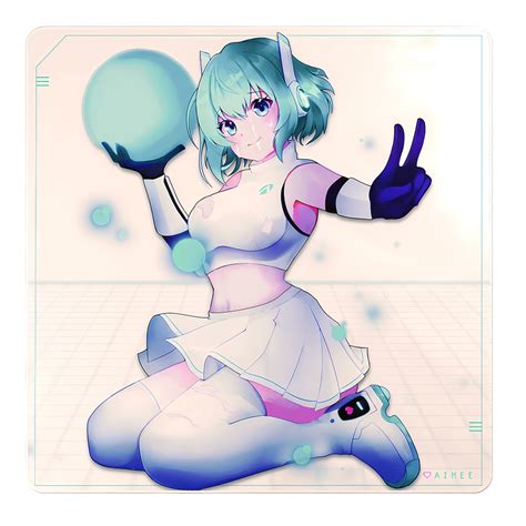 Rule 34 After Fellatio Aim Trainer Aimee Aimlab Aimlab Arm Bracers Belly Button Blue Eyes