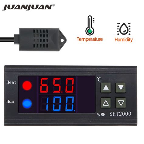 Digital Thermostat Temperature Controller Sht2000 Humidistat Thermoregulator Hygrometer Ac 110v