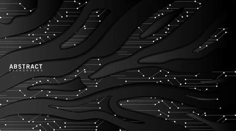 Download Black Technology Background Vector Illustration