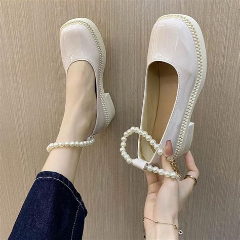 Badu Bg Анкети Висок ток Верига за глезена Държане на глезена Дамски връзки за обувки Верига с