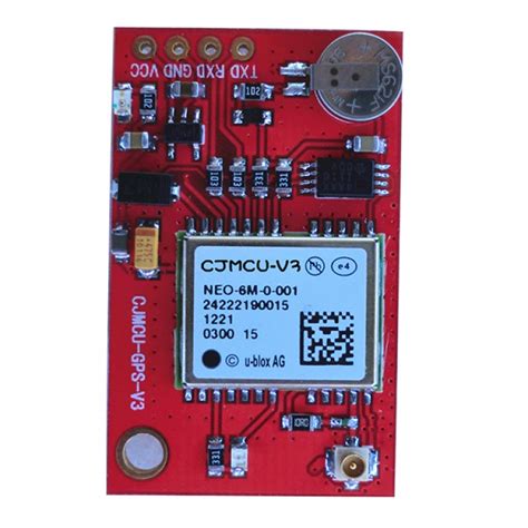red ublox neo 6m gps module for aircraft flight controller arduino mwc imu apm2 free shipping