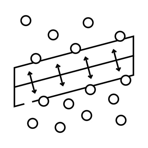 support machine svm algorithm line icon illustration 48358063 vector