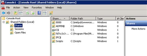 How To Get Physical Path Of Shared Folder