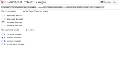 solved 8 3 additional problem 17 algo 3 question help
