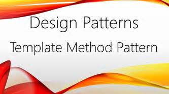 Template Method Pattern C Youtube