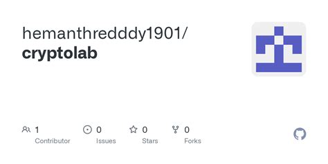 GitHub Hemanthredddy Cryptolab