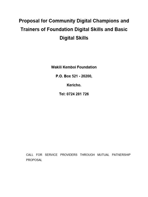 Community Digital Champions And Trainers And Trainers Of Foundation