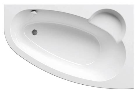 Акриловая ванна Ravak Asymmetric 150 R асимметричная, объем 190 л ...