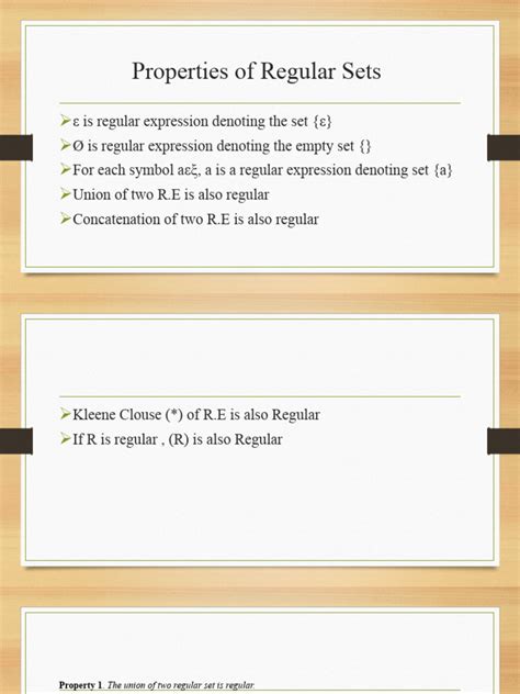 Properties Of Regular Sets Pdf String Computer Science Grammar