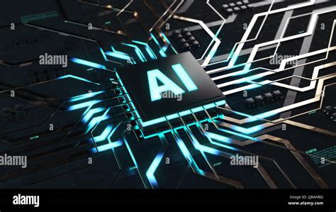 3d Render Of Abstract Visualisation Design Of Artificial Intelligence Concept Of Digitalization