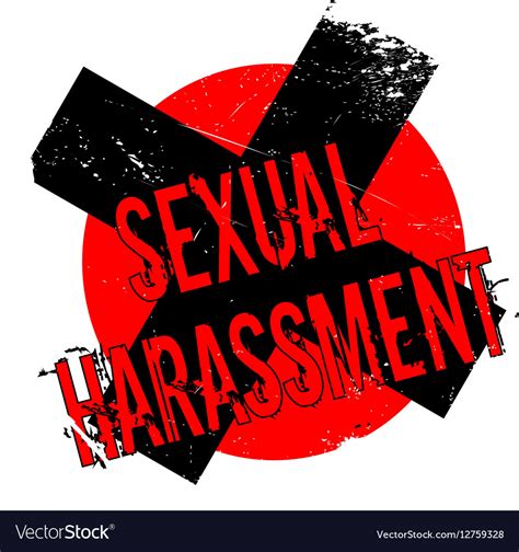 Sexual Harassment Rubber Stamp Royalty Free Vector Image
