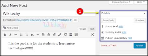Wordpress Posts Visibility Wordpress Tutorial Wikitechy