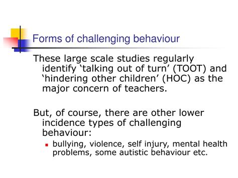 PPT Challenging Behaviour And Applied Behavioural Analysis PowerPoint